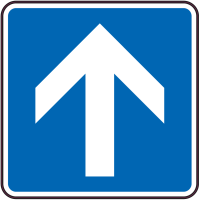 Panneau Indication Circulation sens unique | MPA Déco