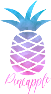 Sticker Mural Pineapple Ananas Pattern - ref.d17157 | MPA Déco