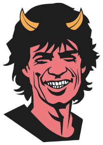 Sticker Rolling Stones Mick Jagger 2 - ref.d21573 | MPA Déco