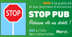 Sticker STOP PUB écologie - ref.d17766 | MPA Déco