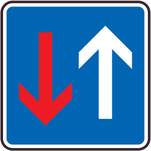 Panneau Indication Priorité circulation | MPA Déco