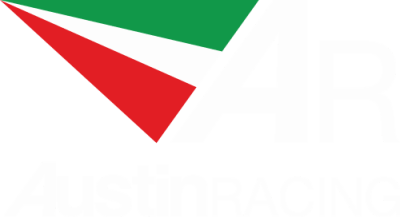 Sticker Logo Austin Racing Moto Blanc (2) - ref.d19227 | MPA Déco