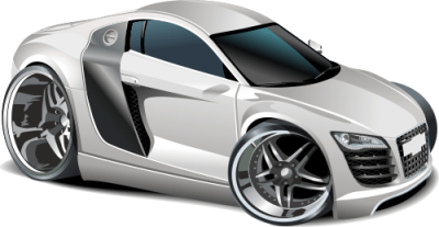Sticker Cartoon Audi R8 - ref.d18746 | MPA Déco