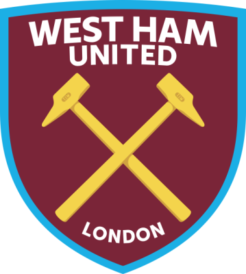 Sticker Logo West Ham United FC - ref.d21980 | MPA Déco