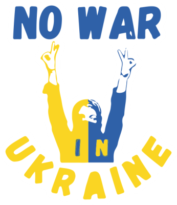 Sticker No War Ukraine - ref.d19606 | MPA Déco