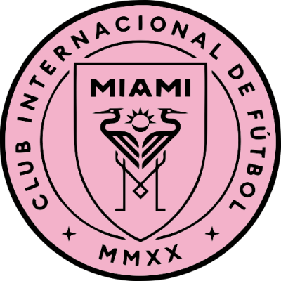 Sticker Logo Soccer Miami Rose - ref.d21996 | MPA Déco