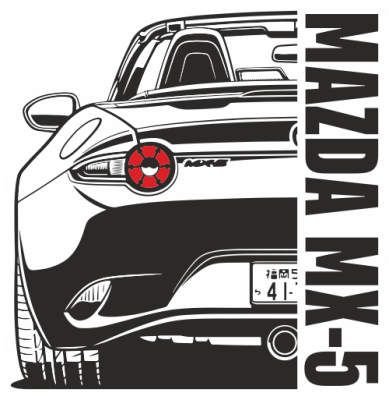 Sticker Mazda MX-5 ND Miata - ref.d20695 | MPA Déco