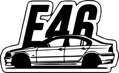 Sticker BMW E46 Car - ref.d18850 | MPA Déco