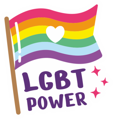 Sticker LGBT Power 2 - ref.d18298 | MPA Déco