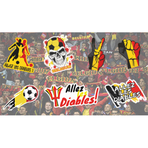 Stickers Equipe de Belgique Foot | MPA Déco