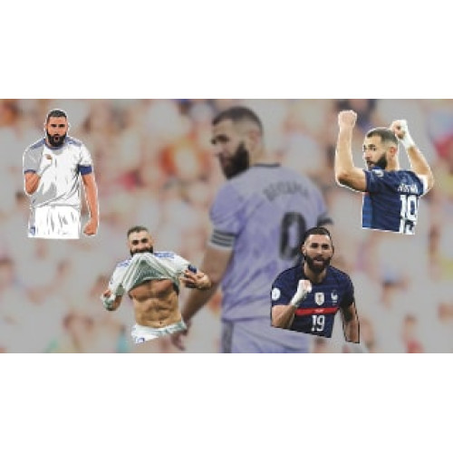 Stickers Football Karim Benzema | MPA Déco