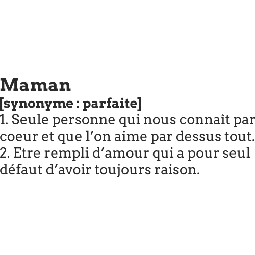 Sticker Maman lettrage définition | MPA Déco