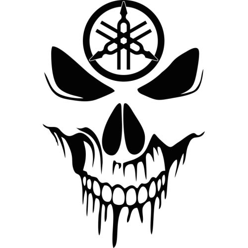 Sticker Logo Yamaha Skull | MPA Déco