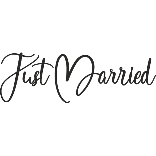 Sticker Just Married 4 | MPA Déco