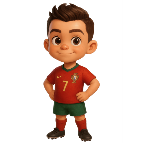 Sticker Cristiano Ronaldo Chibi | MPA Déco