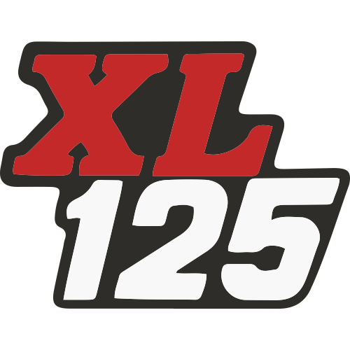 Sticker HONDA XL 125 Rouge | MPA Déco