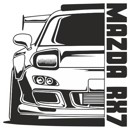 Sticker Mazda RX7 JDM | MPA Déco