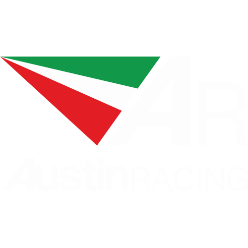 Sticker Logo Austin Racing Moto Blanc (2) | MPA Déco