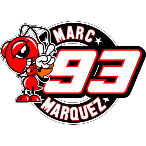Sticker Marc Márquez 93 (2) | MPA Déco