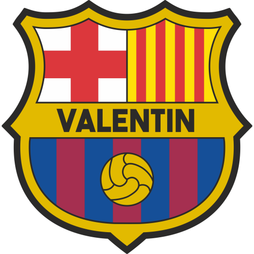 Sticker FC Barcelone personnalisé | MPA Déco