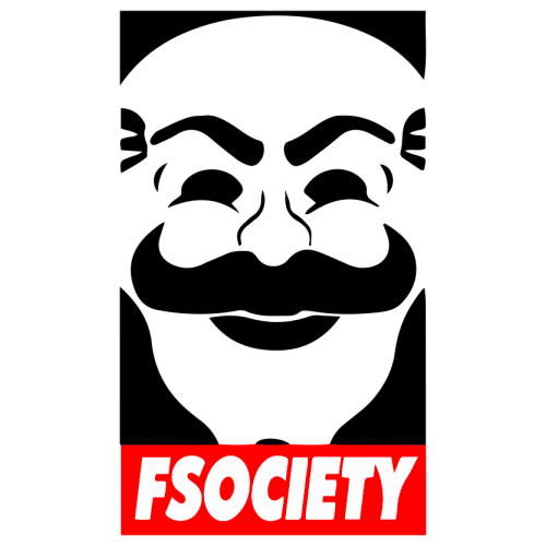 Sticker Mr Robot Logo FSOCIETY | MPA Déco