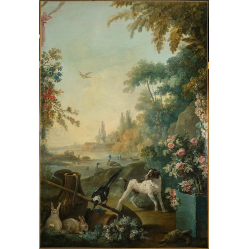 Affiche personnalisée Peinture 18e siècle Jean-Baptiste Huet - Paysage ...