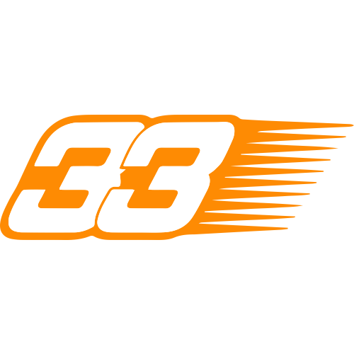 Sticker F1 Max Verstappen Numéro 33 Orange | MPA Déco