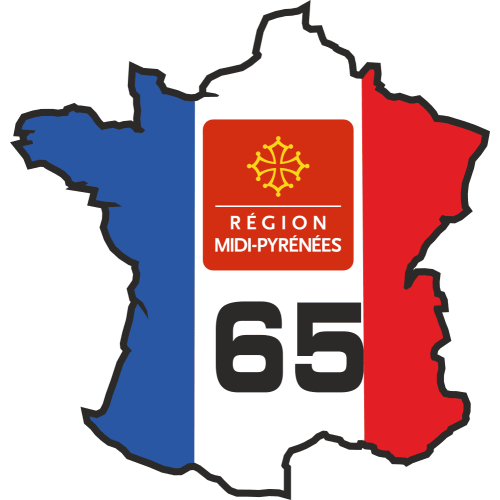 Sticker Hautes Pyrenees (Midi-Pyrenees) | MPA Déco