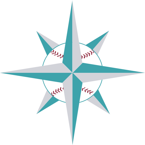 Sticker MLB Logo Seattle Mariners 3 | MPA Déco