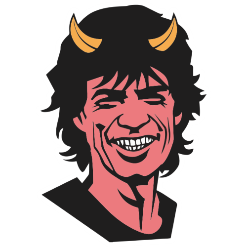 Sticker Rolling Stones Mick Jagger 2 | MPA Déco