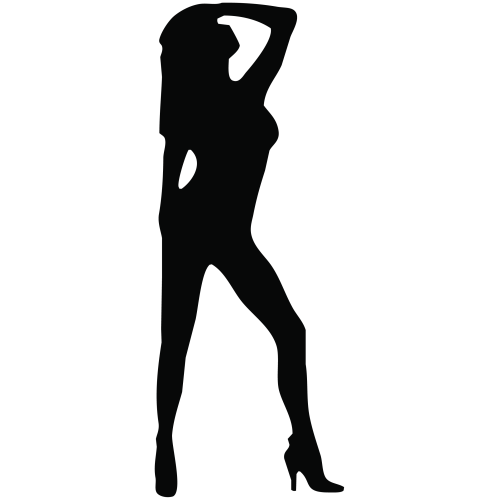 Silhouette Femme Sexy 1 Ref 7042 Mpa Déco