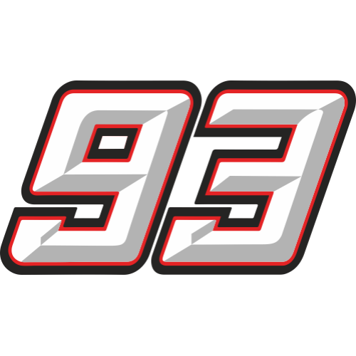 Sticker Marc Márquez 93 (3) | MPA Déco