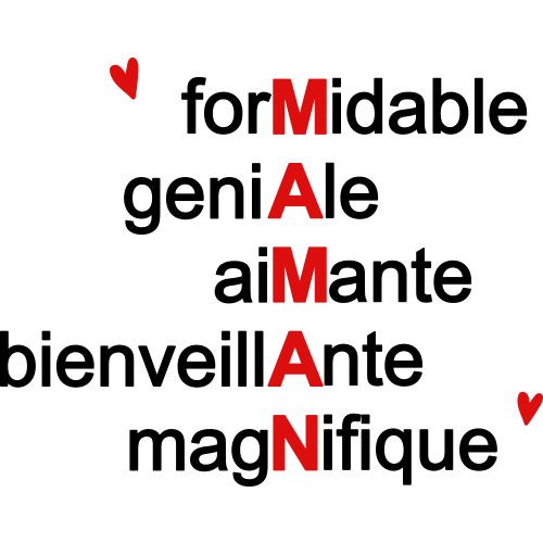 Sticker Maman lettrage définition 7 | MPA Déco