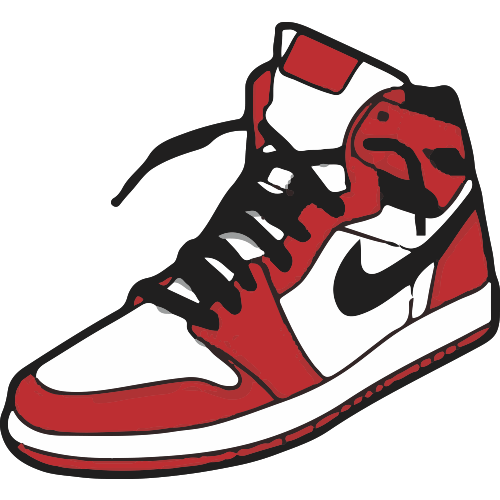 Sticker Nike Air Jordan 1 Chaussure | MPA Déco