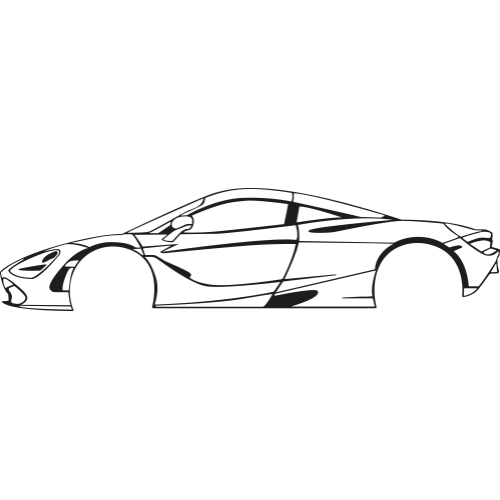 Sticker Silhouette Véhicule McLaren 720 S | MPA Déco