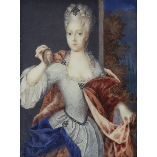 Affiche personnalisée Peinture 18e siècle Herer - Portrait présumé d ...