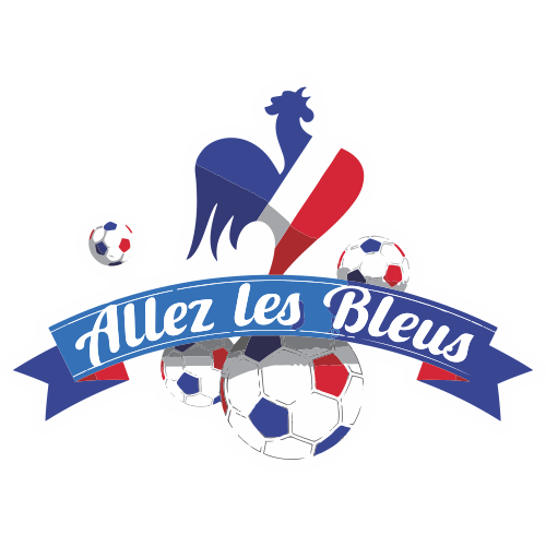 Sticker Football Equipe de France Allez les Bleus Coq | MPA Déco