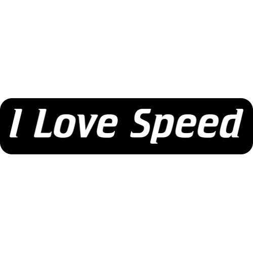 Sticker Moto I LOVE SPEED | MPA Déco