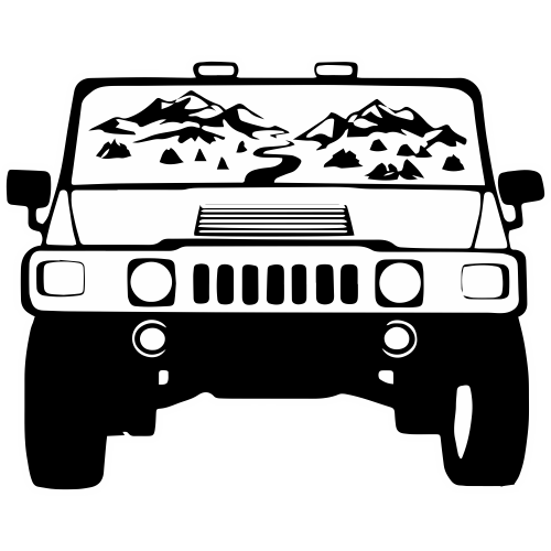 Sticker HUMMER (5) | MPA Déco