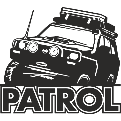 Sticker 4x4 nissan patrol offroad | MPA Déco