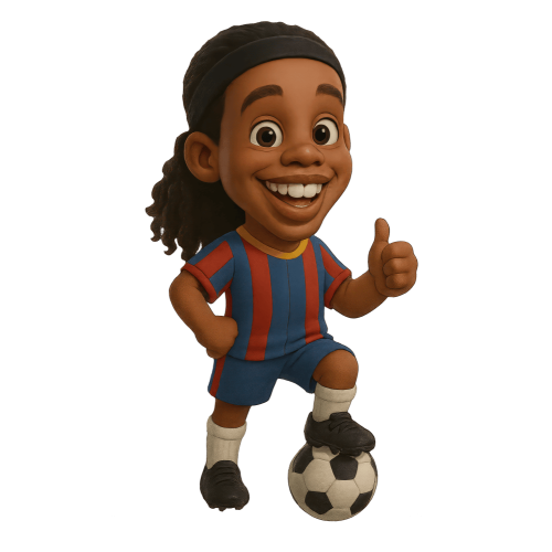 Sticker Ronaldinho Chibi | MPA Déco