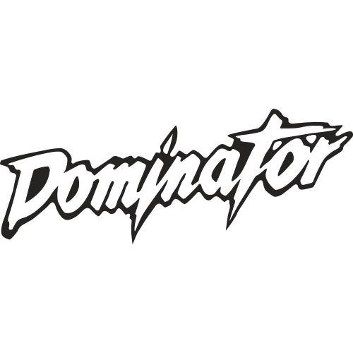 Sticker HONDA DOMINATOR Noir | MPA Déco