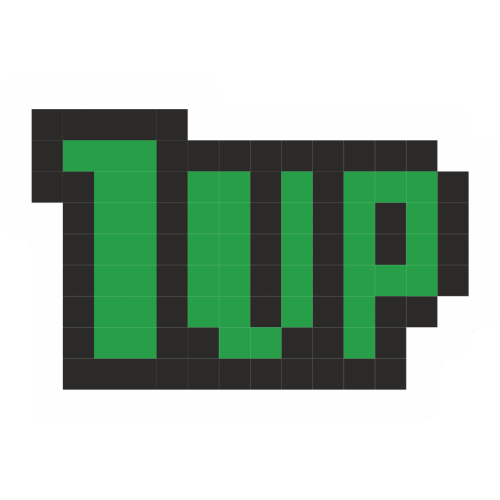 Sticker 8 bit One Up | MPA Déco