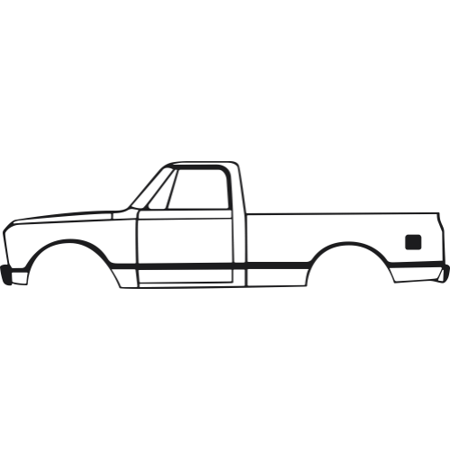 Sticker Silhouette Véhicule Chevrolet C10 | MPA Déco