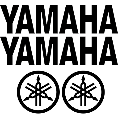 Kit Sticker Moto Retro Réfléchissant YAMAHA 2 | MPA Déco