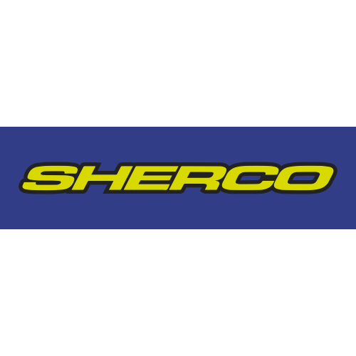 Sticker Logo Sherco Bleu Jaune | MPA Déco