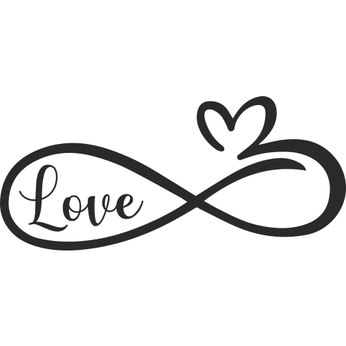 Sticker Coeur Infini 2 | MPA Déco