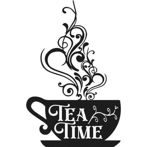 Sticker Mural Tea Time 4 | MPA Déco