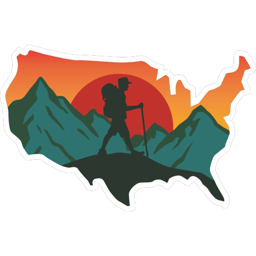 Sticker Randonnée Aventure | MPA Déco