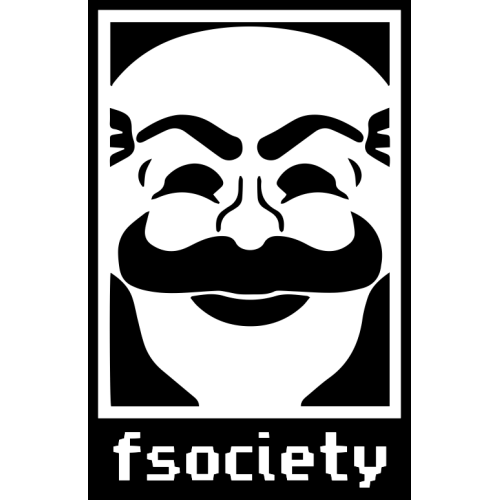 Sticker Mr Robot FSOCIETY Logo | MPA Déco
